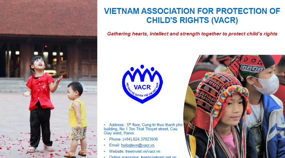 VIETNAM ASSOCIATION FOR PROTECTION OF CHILD'S RIGHTS (VACR) - Trẻ em Việt